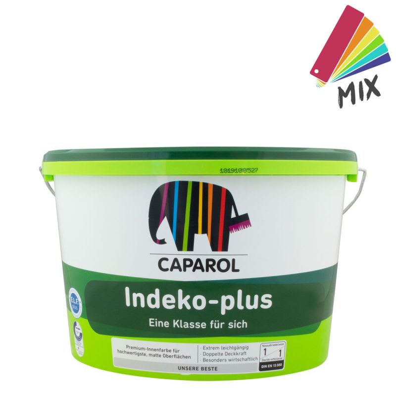 Caparol Indeko Plus 12,5L weiss, hochdeckende Wandfarbe, premium Innenfarbe